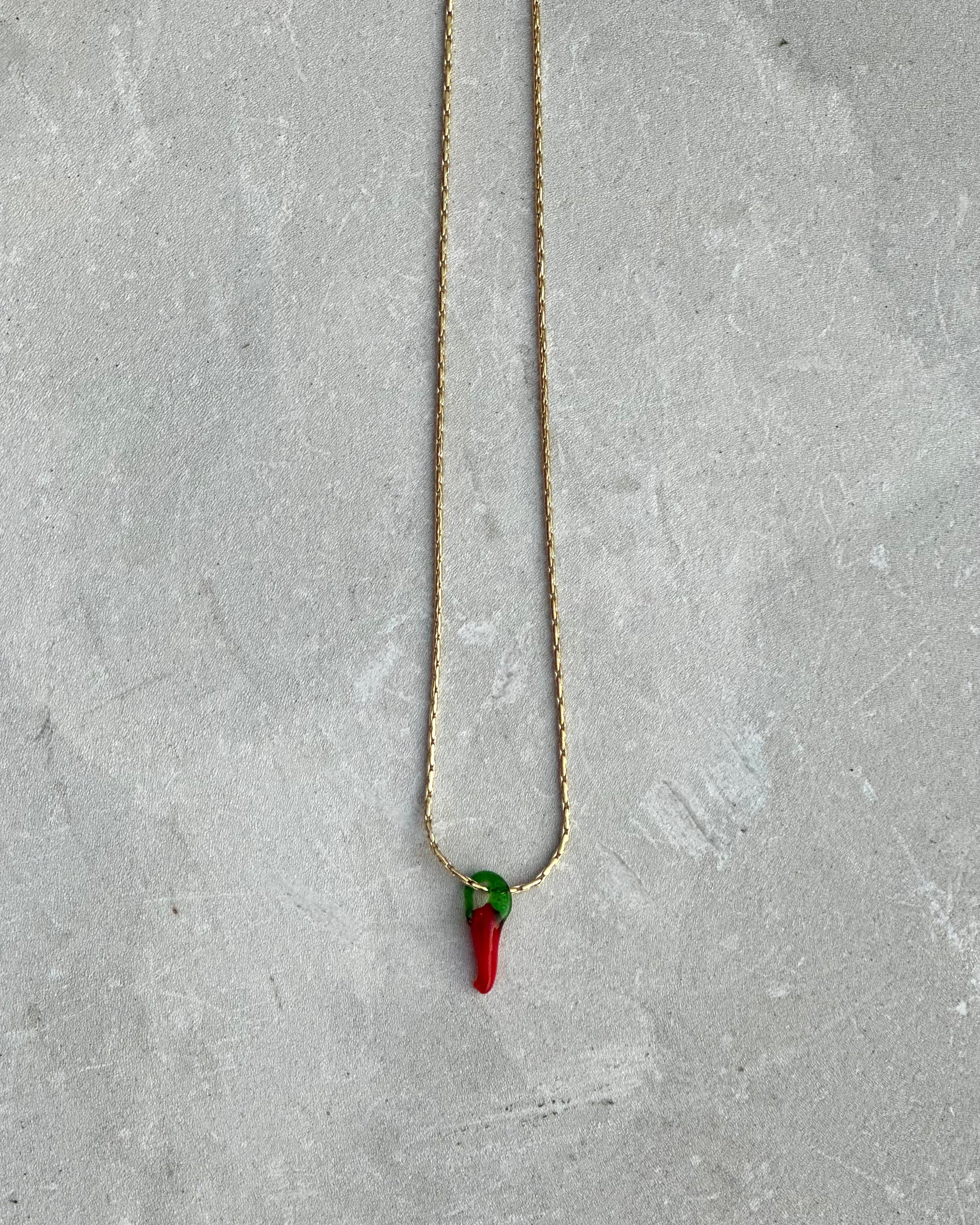 Gold Chilli Necklace – ♡ Curated Chaotica